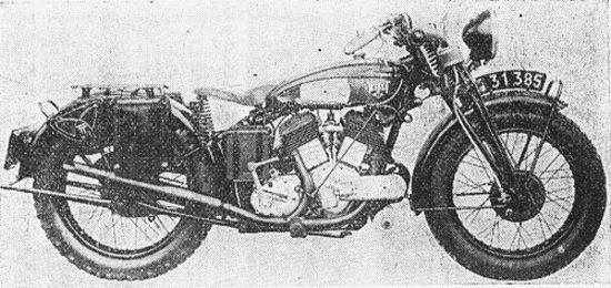 Motocykl Motocyclette Terrot 750 VATT | Encyklopedia Uzbrojenia II Wojny Światowej