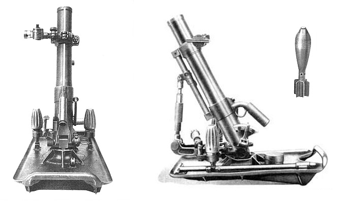 Moździerz 5 cm leichte Granatwerfer 36 | Encyklopedia Uzbrojenia II ...