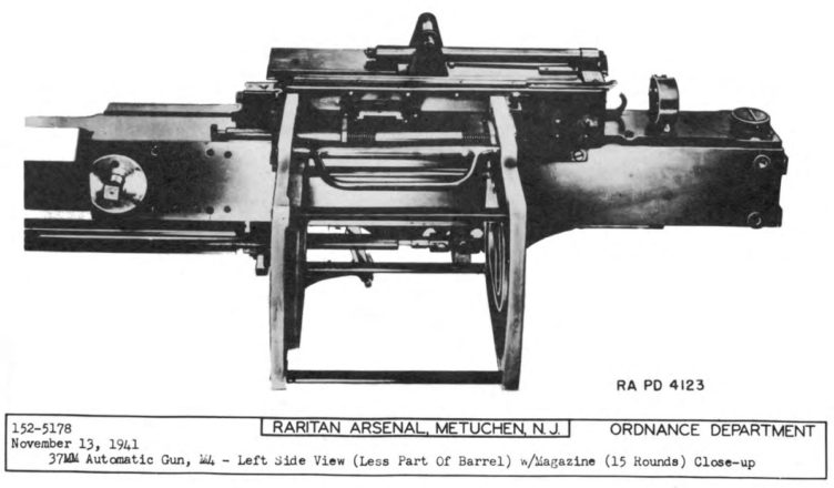 Lotnicze działo pokładowe Gun, Automatic, 37-mm, M4 | Encyklopedia ...
