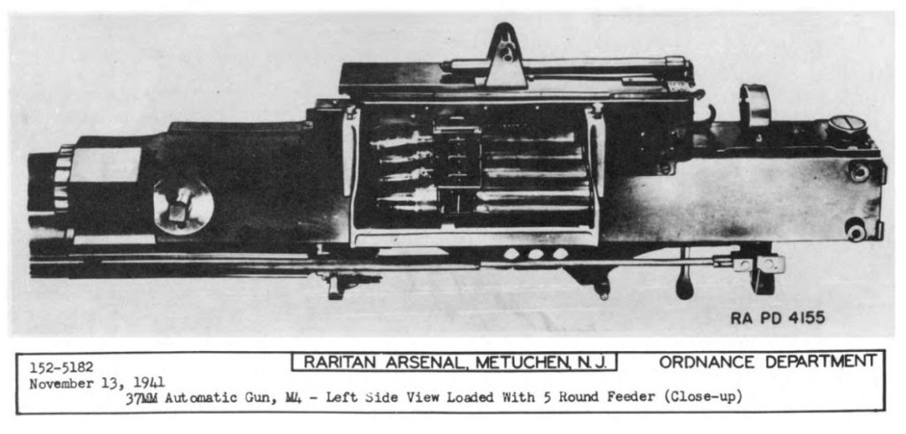 Lotnicze działo pokładowe Gun, Automatic, 37-mm, M4 | Encyklopedia ...